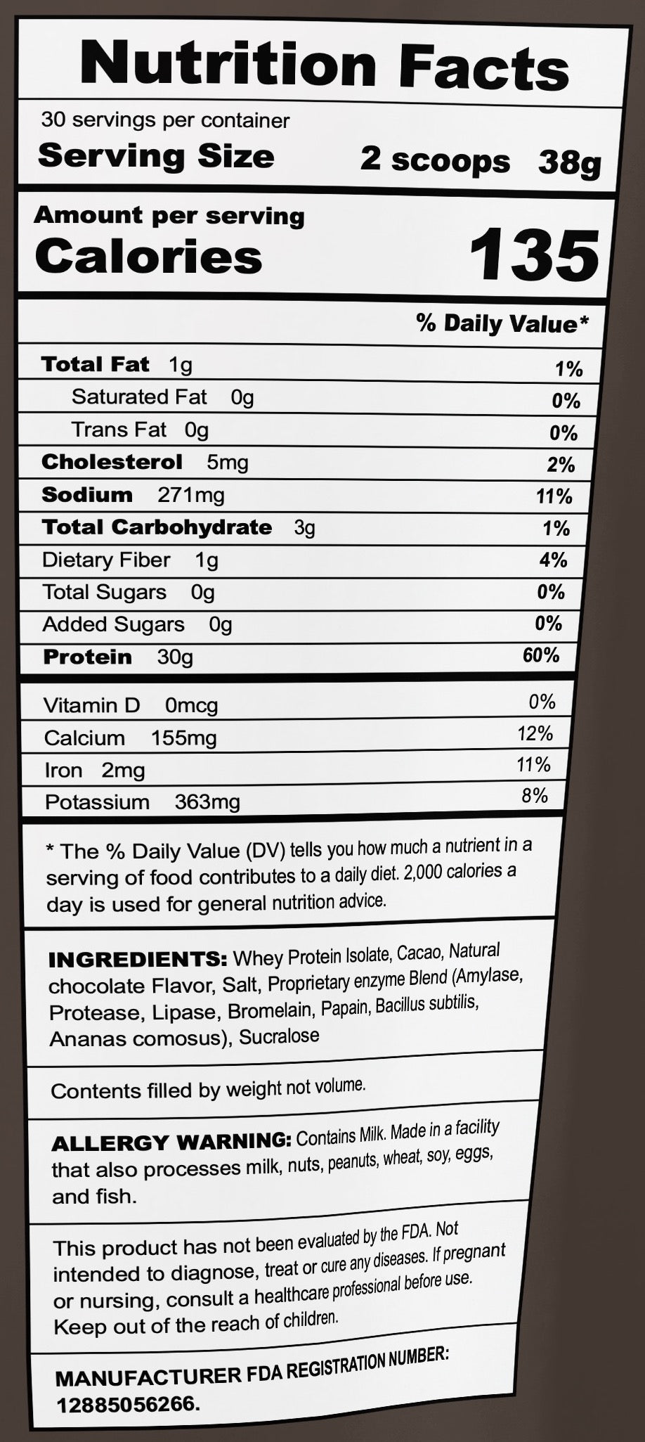 Chocolate Protein Powder – Shopallthatnutrition.com
